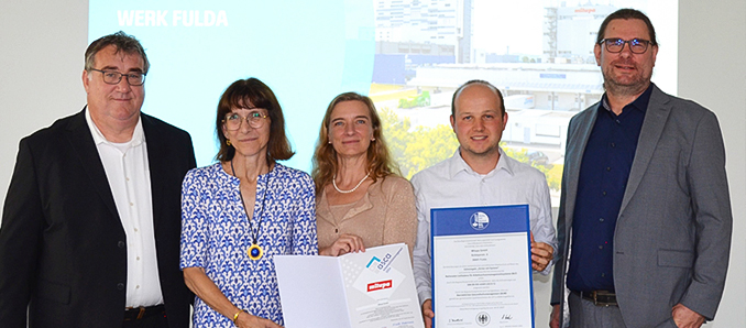 Milupa GmbH in Fulda erneut re-zertifiziert - fuldainfo.de